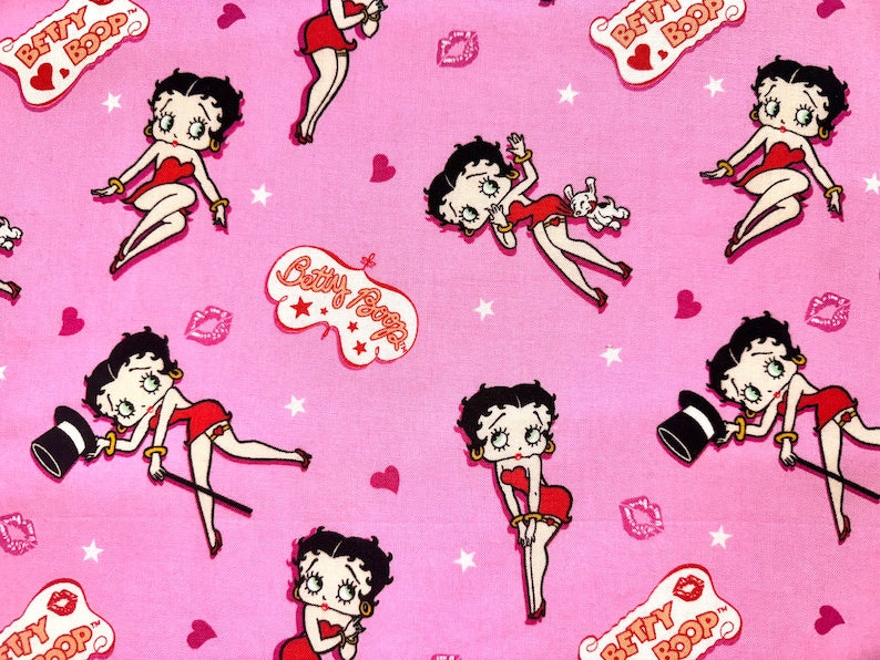 Betty Boop in pink StoryQuilts
