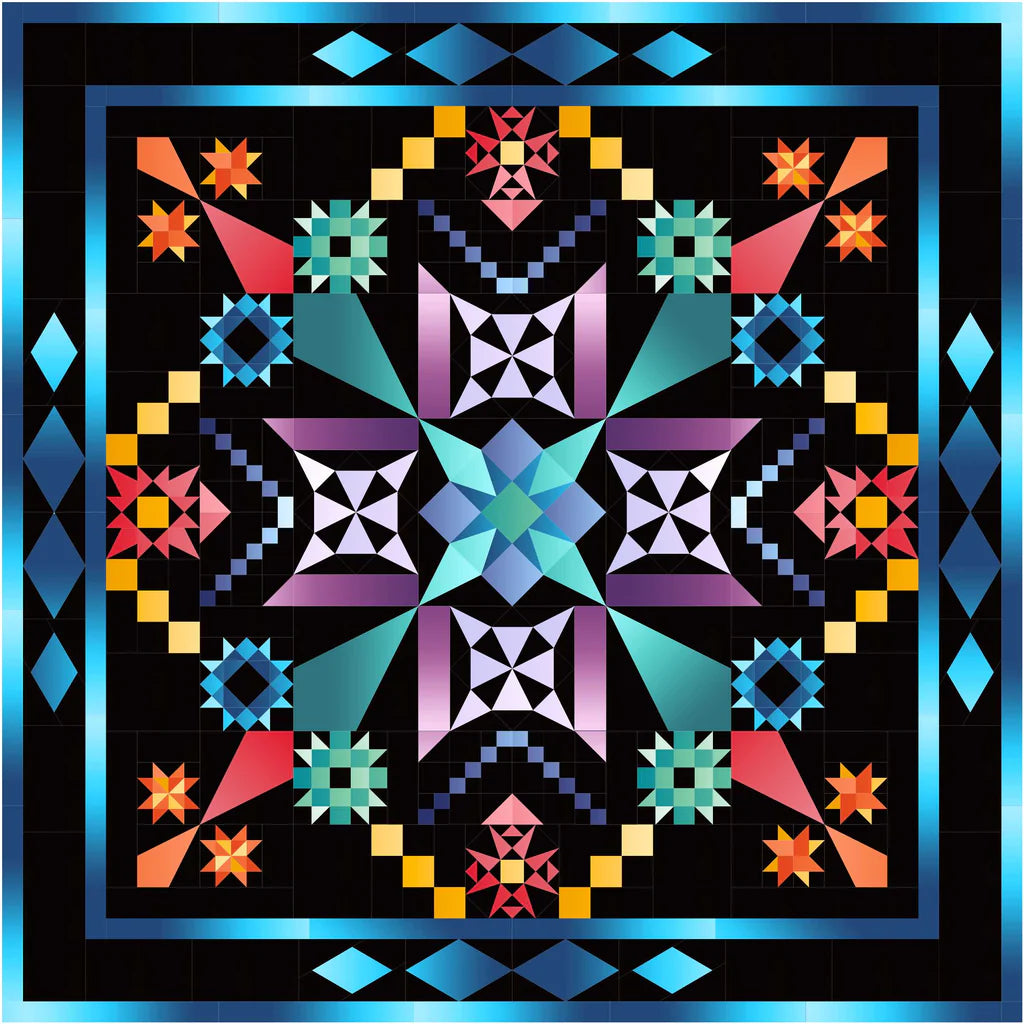 Chromatic Beauty Quilt Pattern | StoryQuilts.com