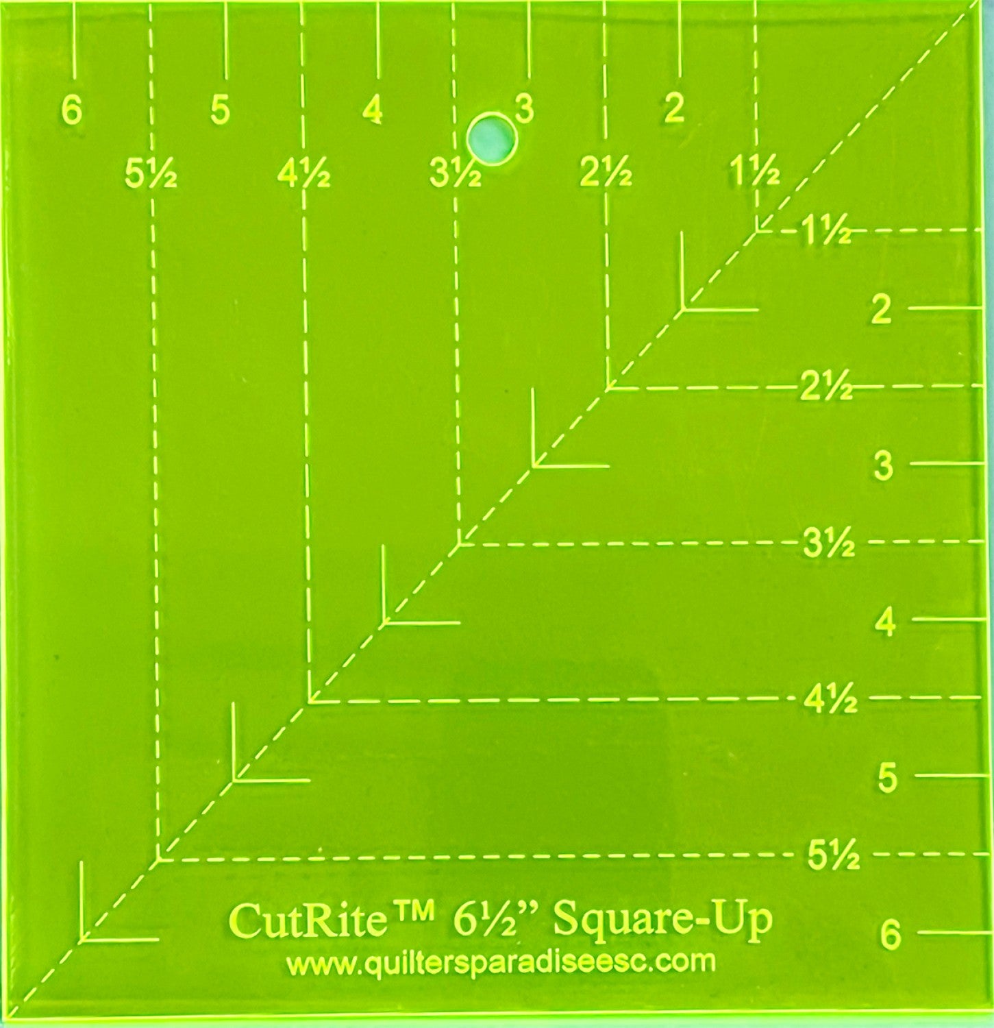 CutRite 6-1/2in Square-Up Template # QP031710 | StoryQuilts.com
