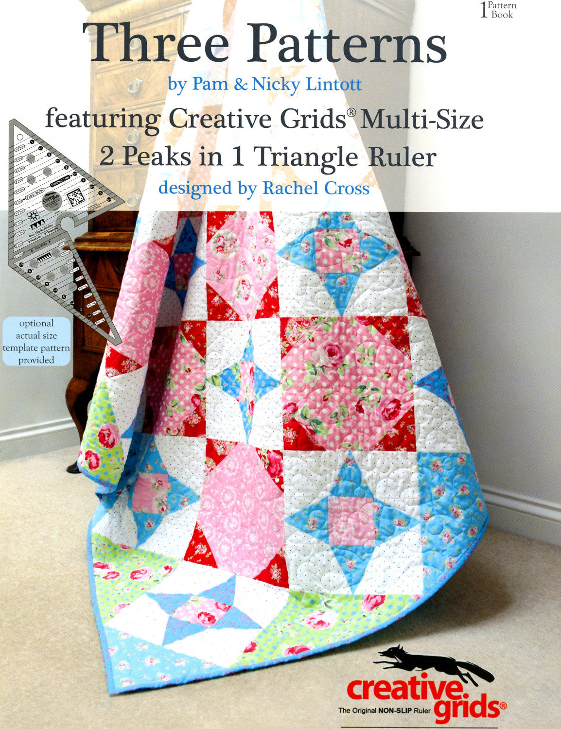 Three Patterns Book 1 - 2 Peaks in 1 Triangle Ruler - Softcover ...