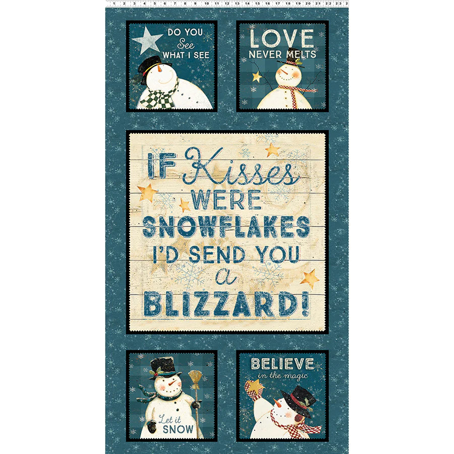 Snovalley Digital 24" Panel Y3867-99 Dark Sky | StoryQuilts.com