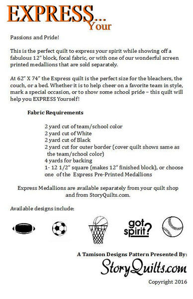 Express - Pattern – StoryQuilts.com